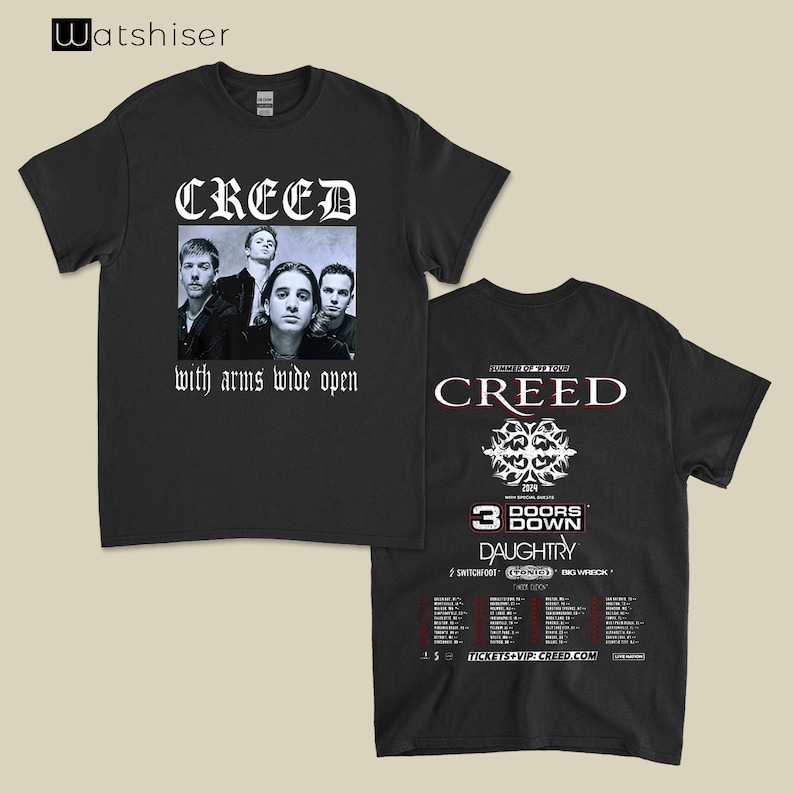 Creed Band 2024 Tour Summer Of99 Outfit for Concert - Etsy Canada