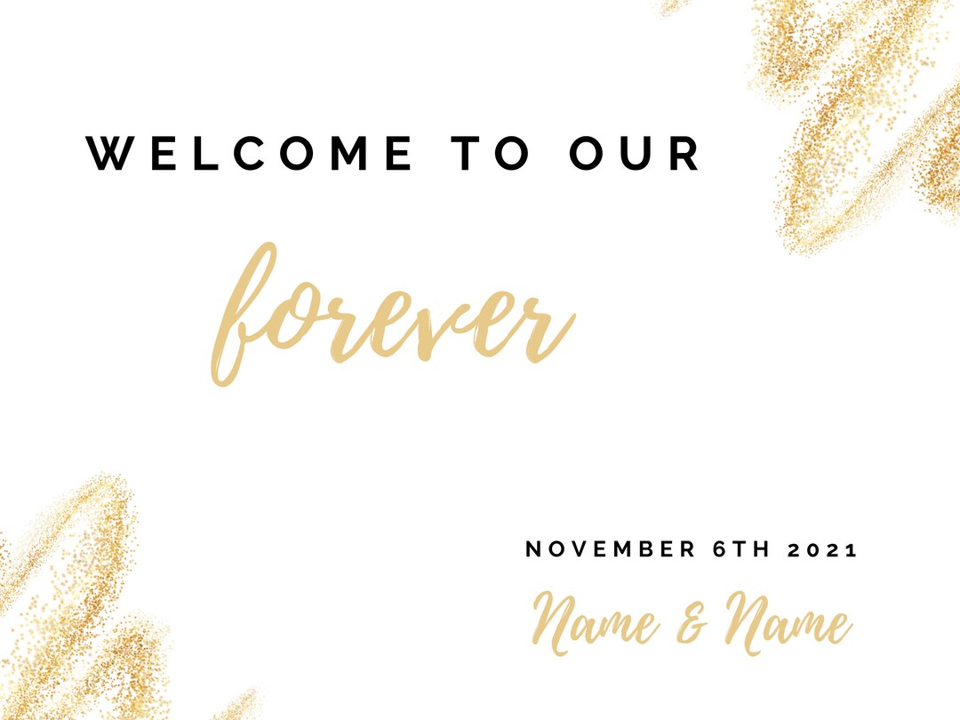 Customizable Wedding Sign Package kid's Table,bar, Welcome, Food ...