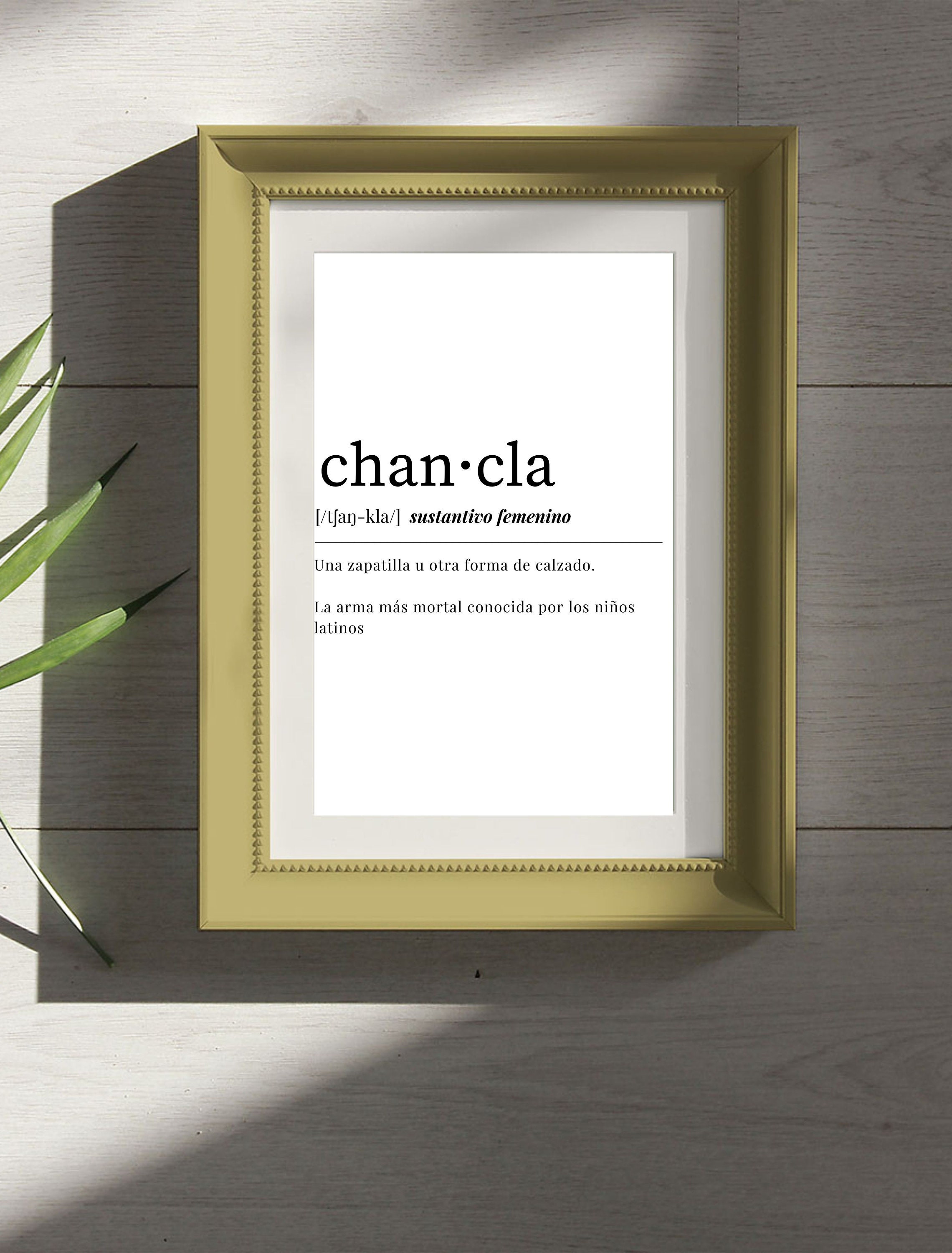 Chancla Definition Meaning Printable Wall Art Home Decor - Etsy Ireland