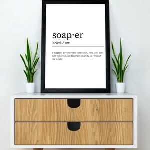 Soaper Definition Meaning, Printable Wall Art, Home Decor, Digital ...
