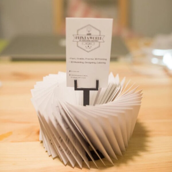3d Printed Business Card Stand - Etsy