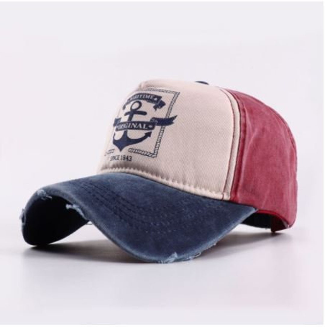 Maritime Logo Anchor Sailor Hat Baseball Antique Hat Cap Cap Seasonal ...