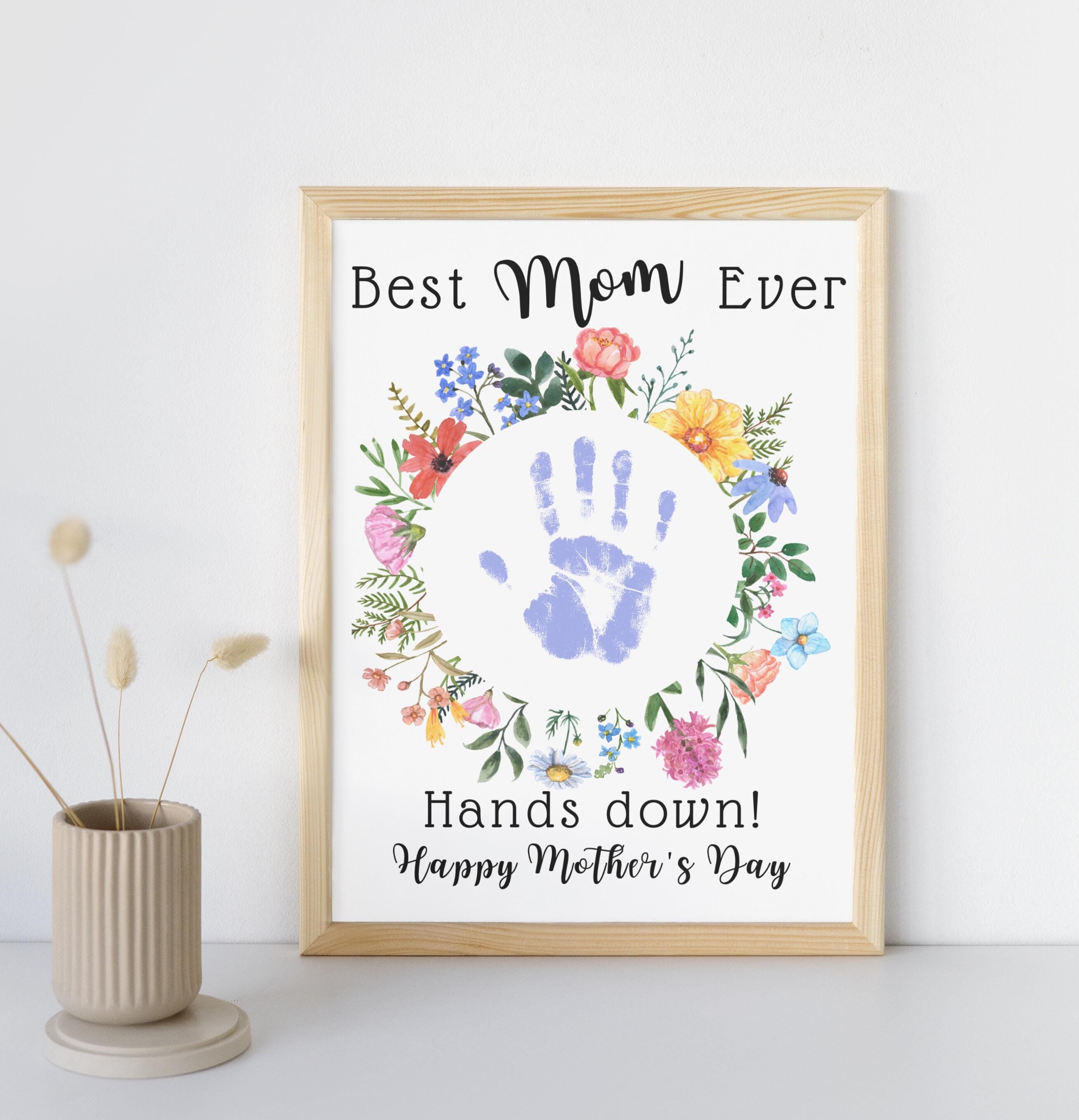 Mother's Day Handprint Craft | Printable Mother's Day Gift | Hands Down ...