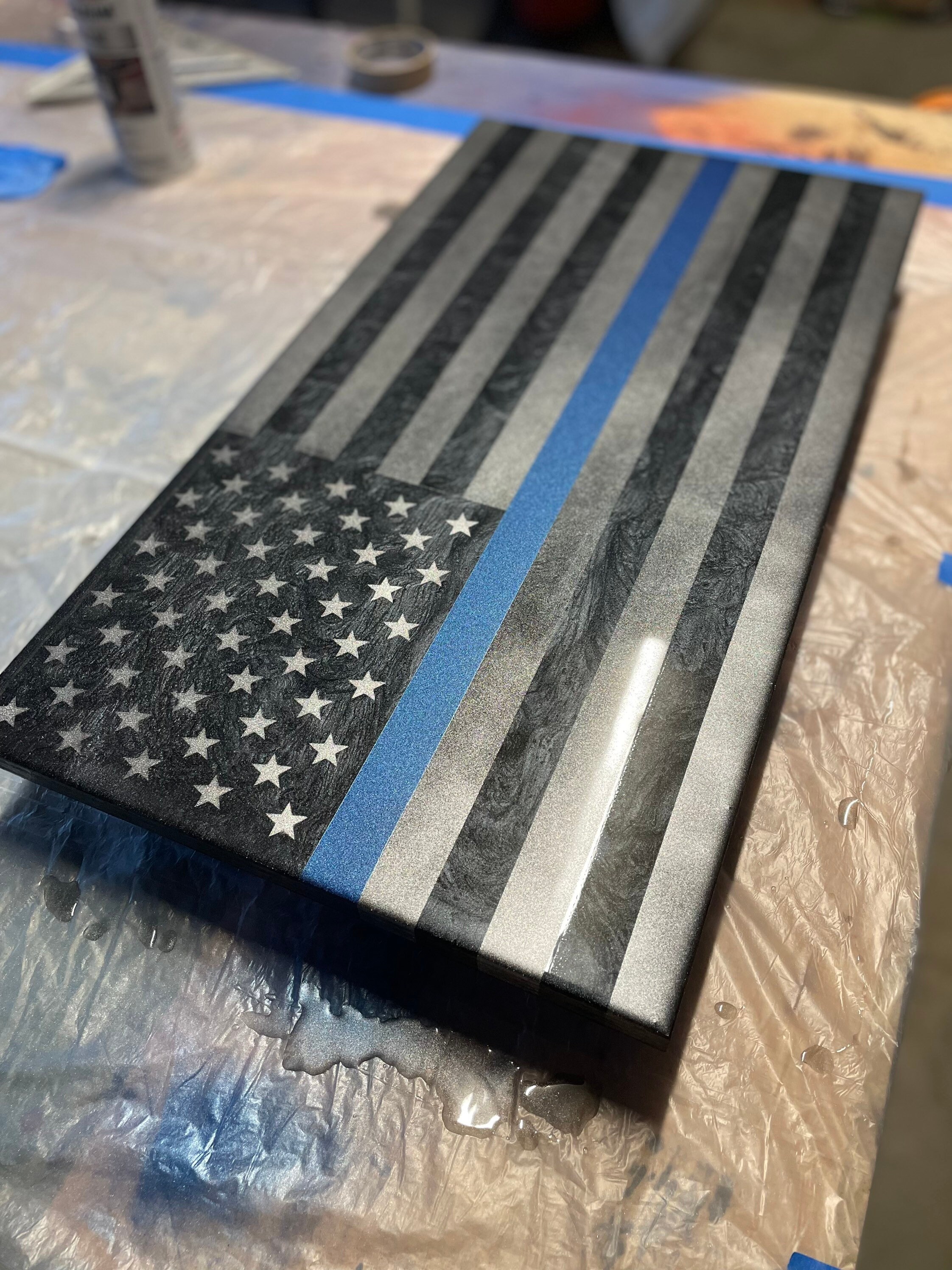 Epoxy Wooden Flags - Etsy