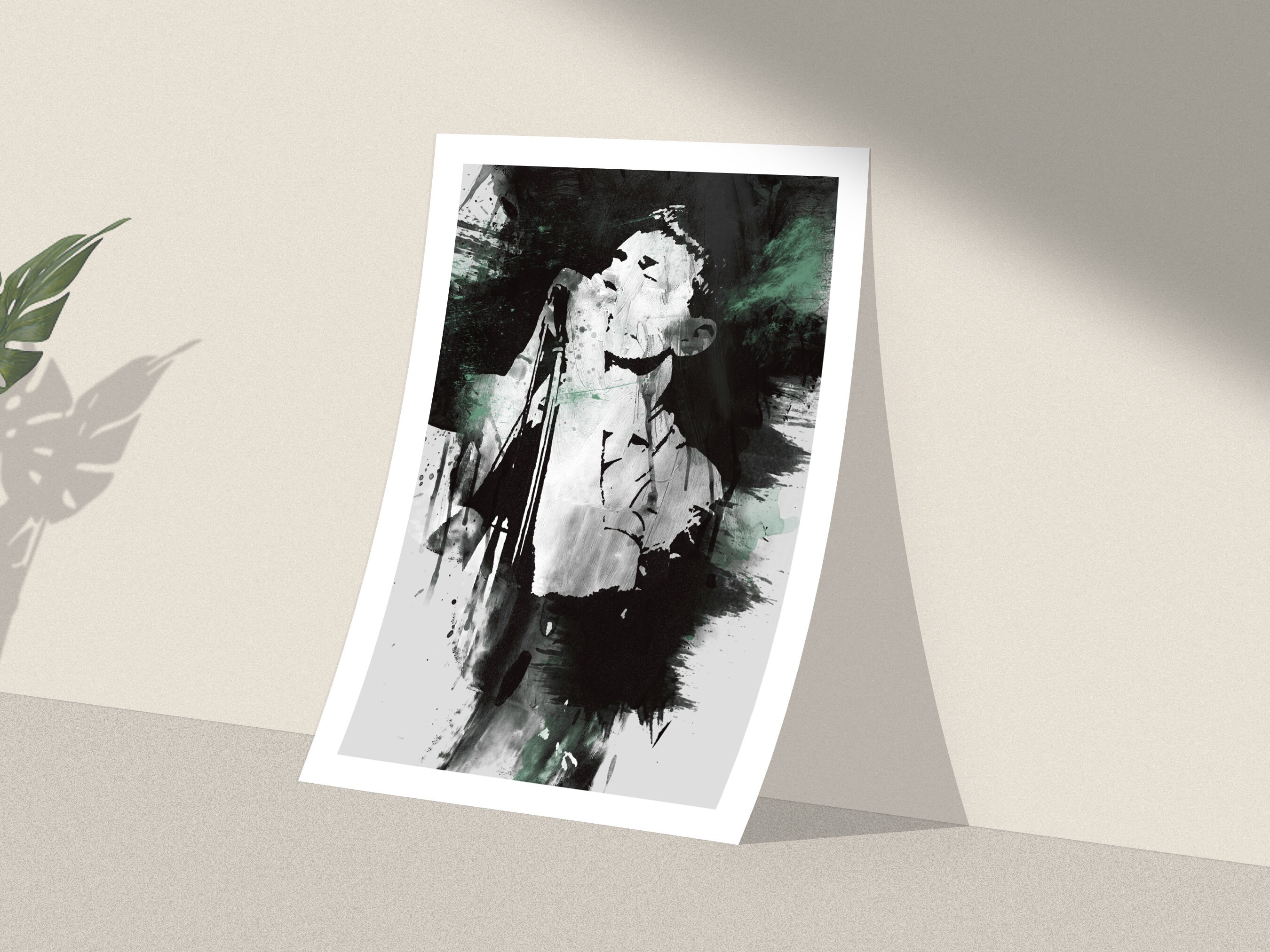 Joy Division Band Ian Curtis Art Print Poster Canvas - Etsy