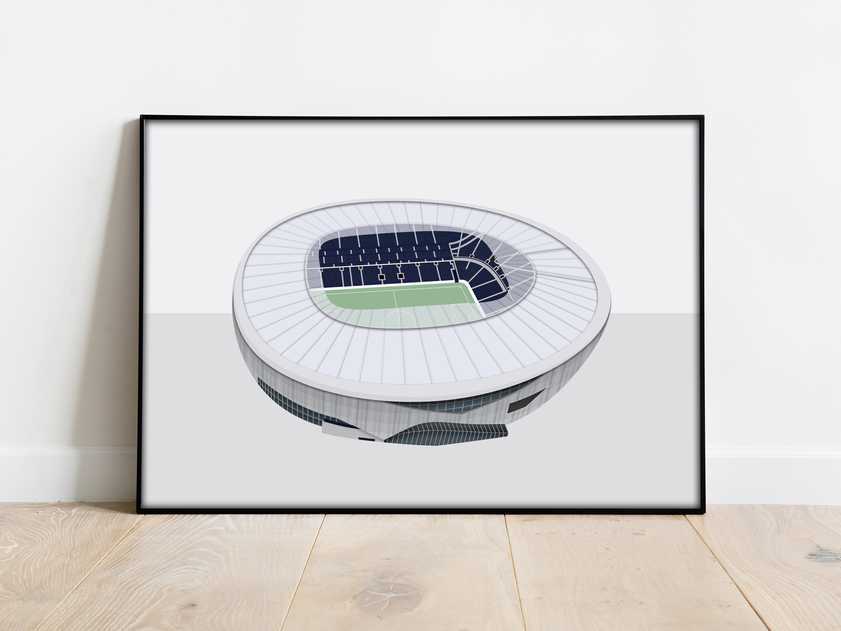 Tottenham Hotspur Stadium Art Football Artwork Print - Etsy
