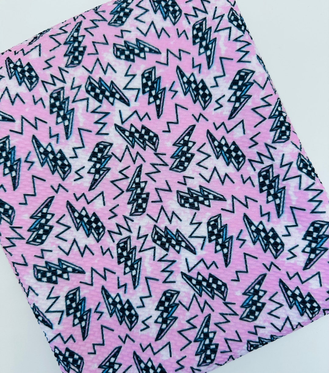 Ready to Ship Bullet Fabric Checker Lightning Season Girl Makes Great ...