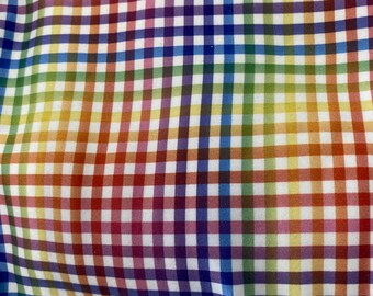 Rainbow Plaid | Etsy