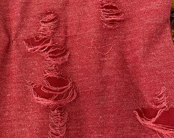 Tattered Knit Fabric | Etsy