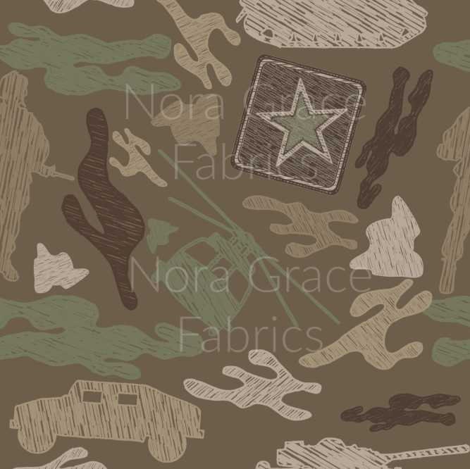 Pre-order Army Doodle Camo Career Bullet DBP Rib Knit - Etsy