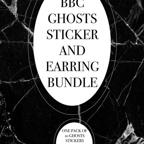 BBC Ghosts Stickers - Etsy UK