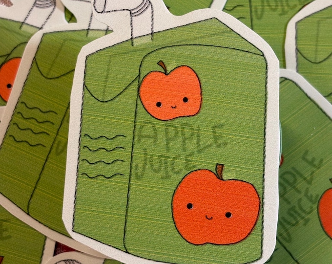 Apple Juice Box Decal // Laptop Decal // Apple Decal // Juice // Laptop ...