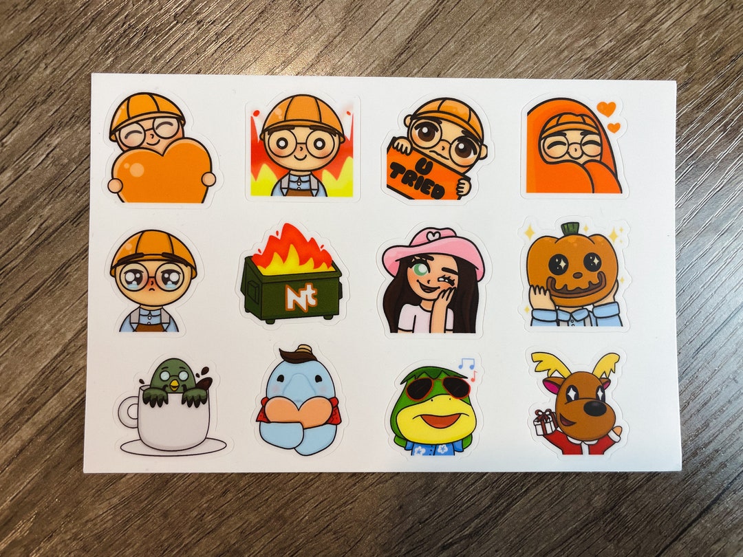 NT Emote Sticker Sheet - Etsy