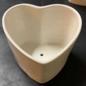 Ceramic Heart Pot - Etsy