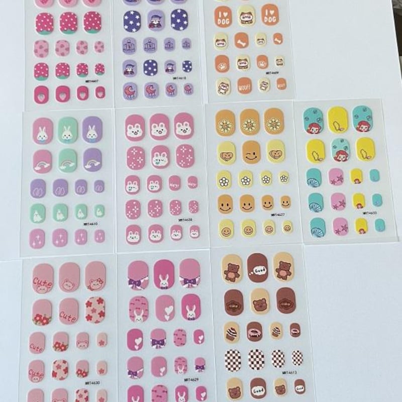 Kids Nail Wraps - Etsy