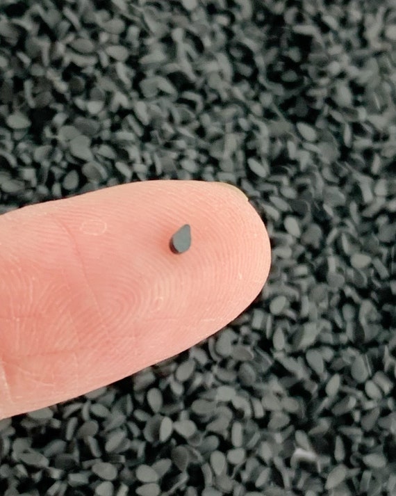 Polymer Clay Black Sesame Seed Slices Fake Sprinkles Polymer | Etsy