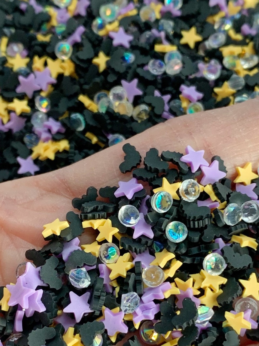 HALLOWS EVE, Rhinestone With Halloween Bats Faux Sprinkles, Fake ...