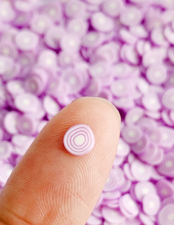 Polymer Clay Onion Slices Fake Food Sprinkles Polymer Clay - Etsy