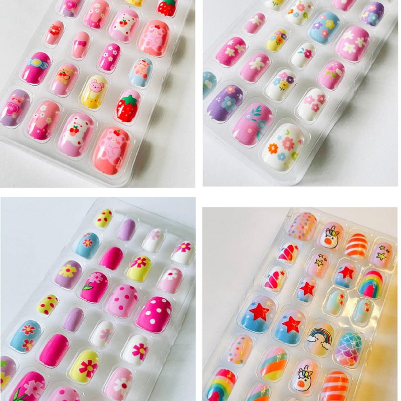 Cute Fake Nails - Etsy