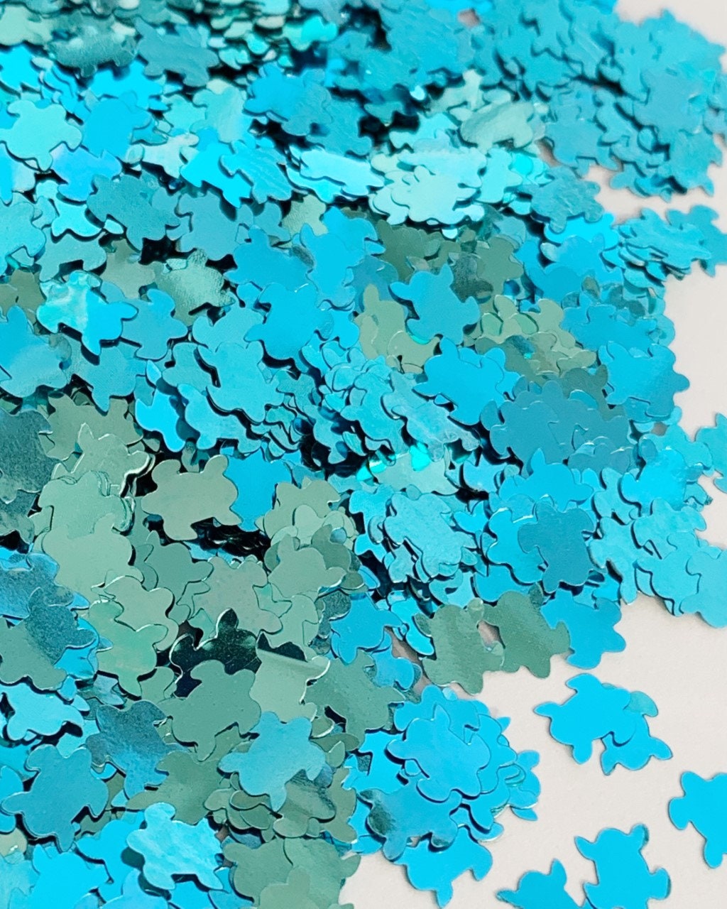 Blue Shift Translucent Sea Turtle Glitter Turtles Decoden - Etsy