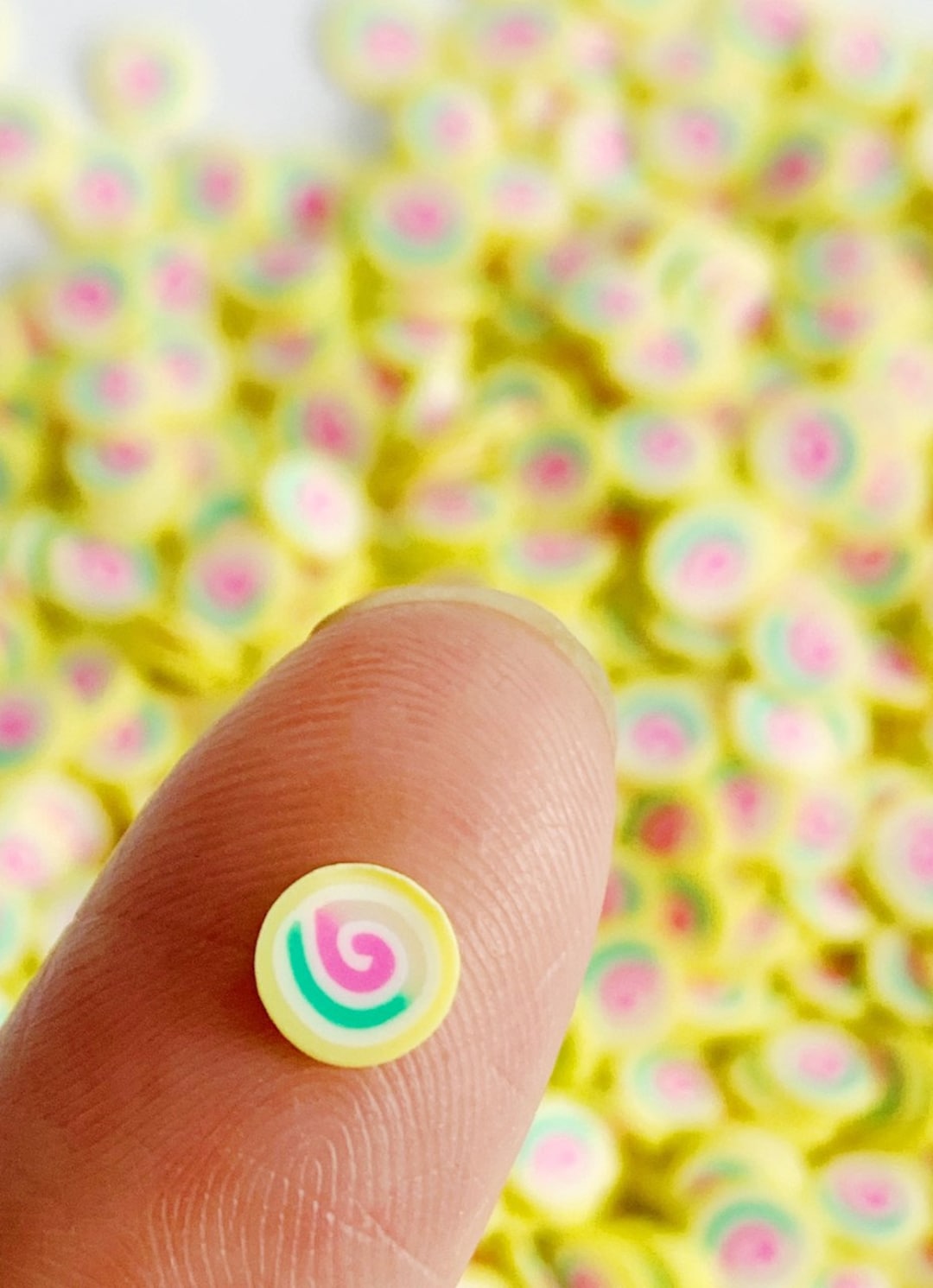 Polymer Clay Roll Cake Slices: DIY Craft Sprinkles - Etsy