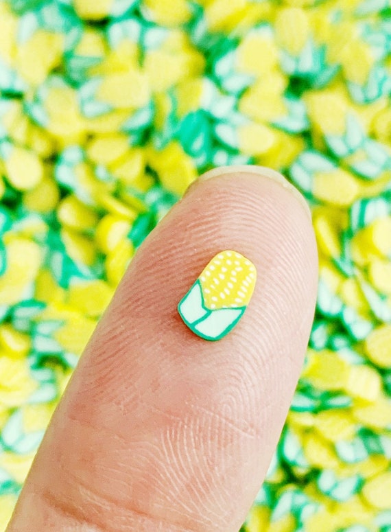 Polymer Clay Corn Slices Fake Food Sprinkles Polymer Clay - Etsy