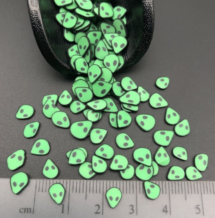 Polymer Clay Alien Slices Fake Sprinkles Polymer Clay - Etsy