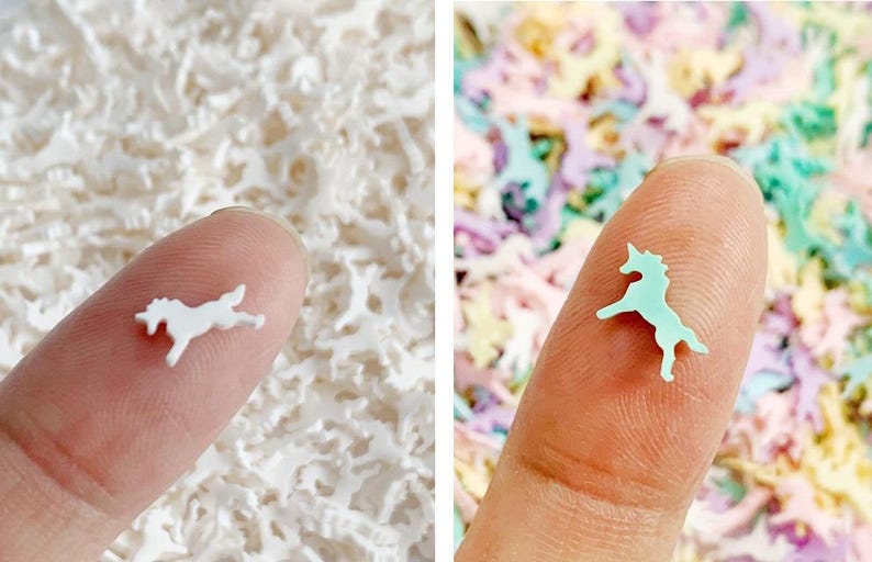 Pastel Unicorn Polymer Clay Sprinkles: Slime & Resin Fillers - Etsy