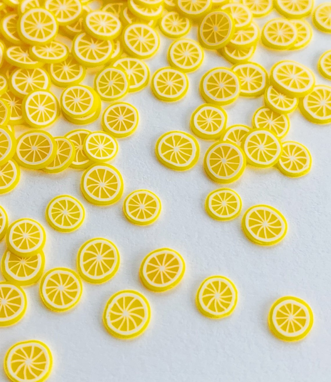 Polymer Clay Orange Slices: Fake Food Sprinkles, Slime Resin Fillers - Etsy