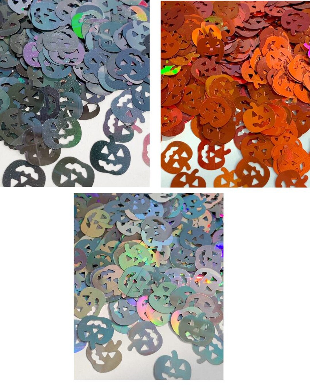 Large Shift Translucent Pumpkin Glitter, Halloween Pumpkins Decoden ...