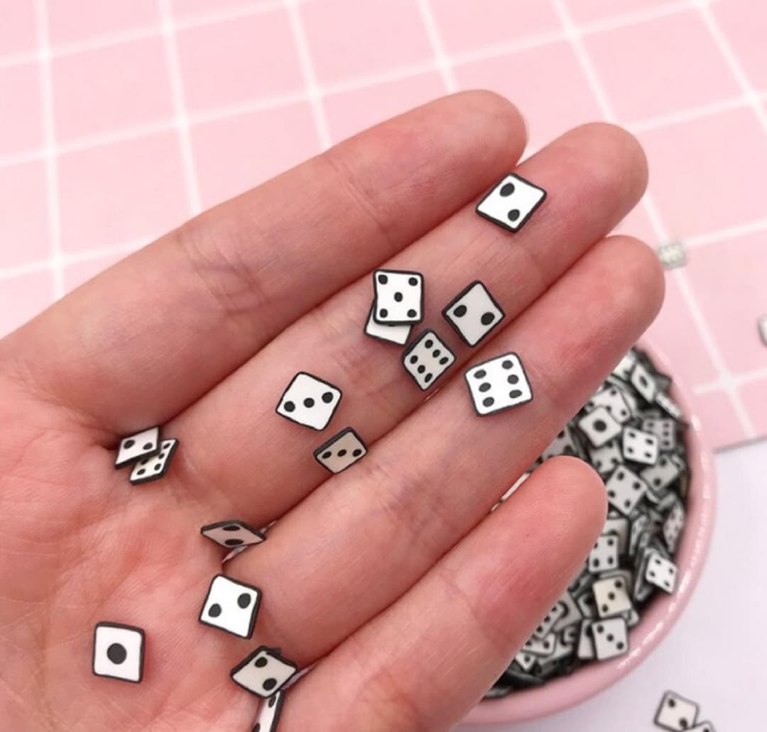Polymer Clay Dice Slices: Craft Sprinkles, Slime & Resin Filler (3-5mm ...