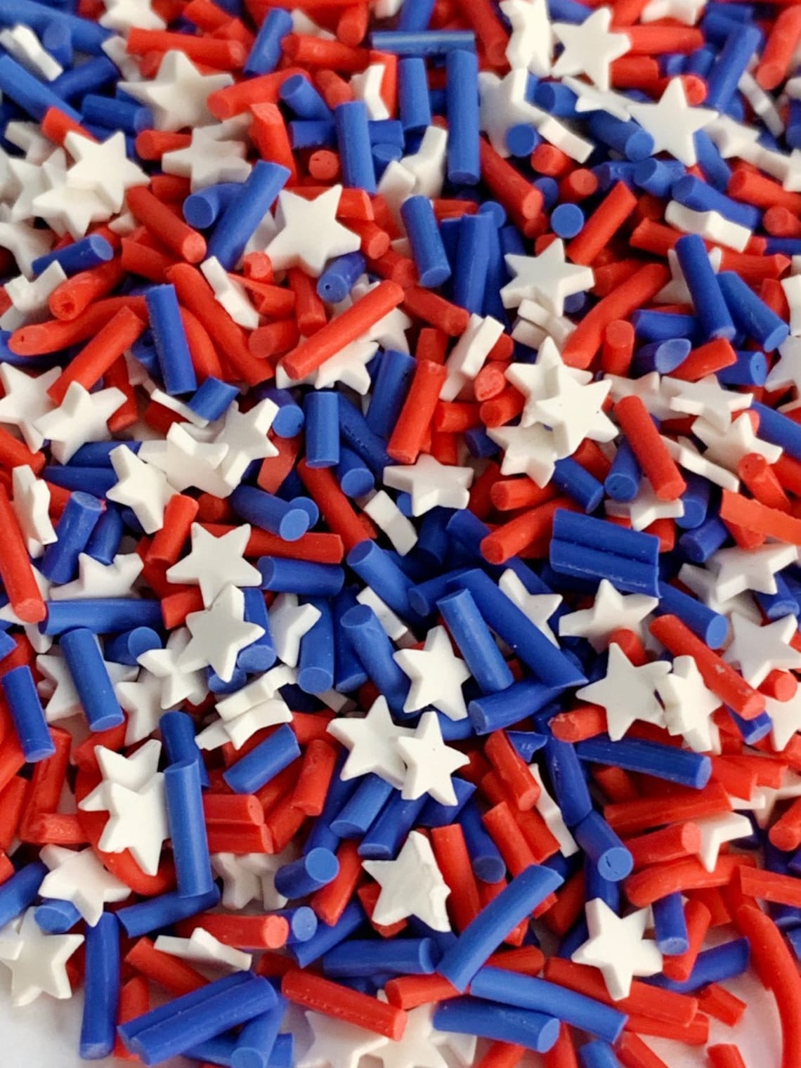 AMERICAN DREAM Polymer Clay Flag Star Slices Fake Slices - Etsy