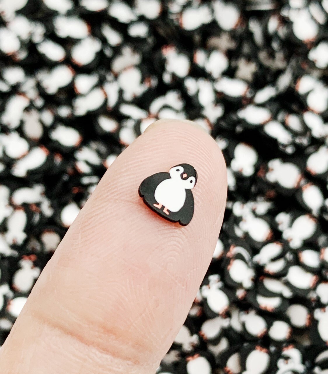 Polymer Clay Penguin Slices Fake Animal Sprinkles Polymer - Etsy