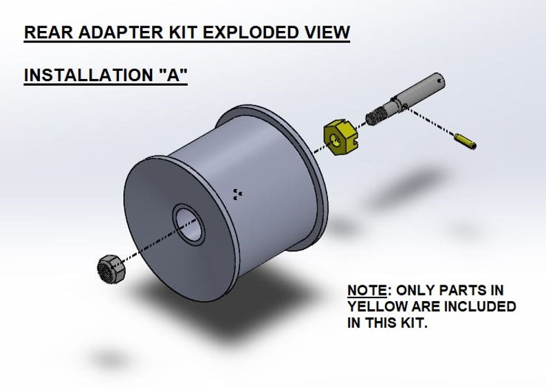 12mm Hex Wheel Adapter Kit Vintage Team Associated RC10, B2, B3, B4 and ...
