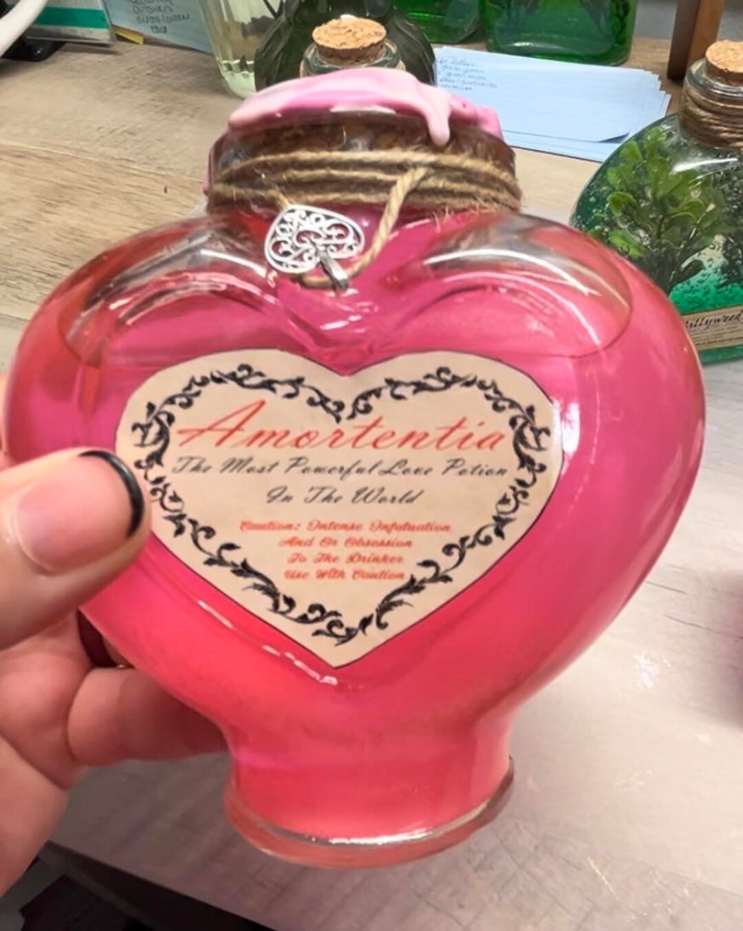 Wizarding World Inspired Potion Bottle- Amortentia Large - Etsy