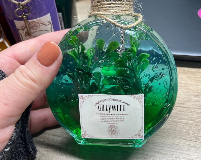 Wizarding Inspired Potion Bottle - Gillyweed- Medium Size Potion - Etsy