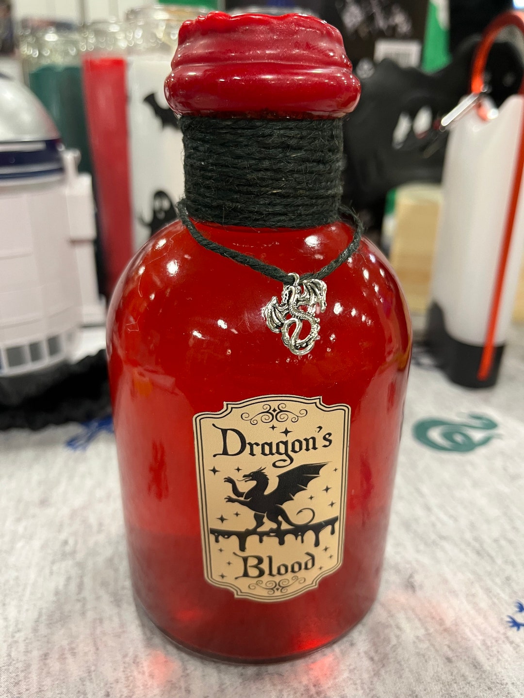 Inspired Potion Bottle Dragons Blood Potion From Harry Potter - Etsy