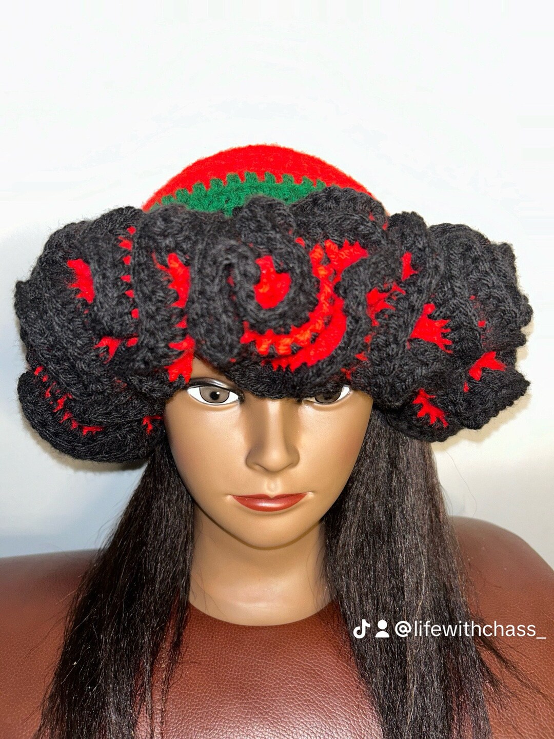 3 Row Ruffle Hat - Etsy