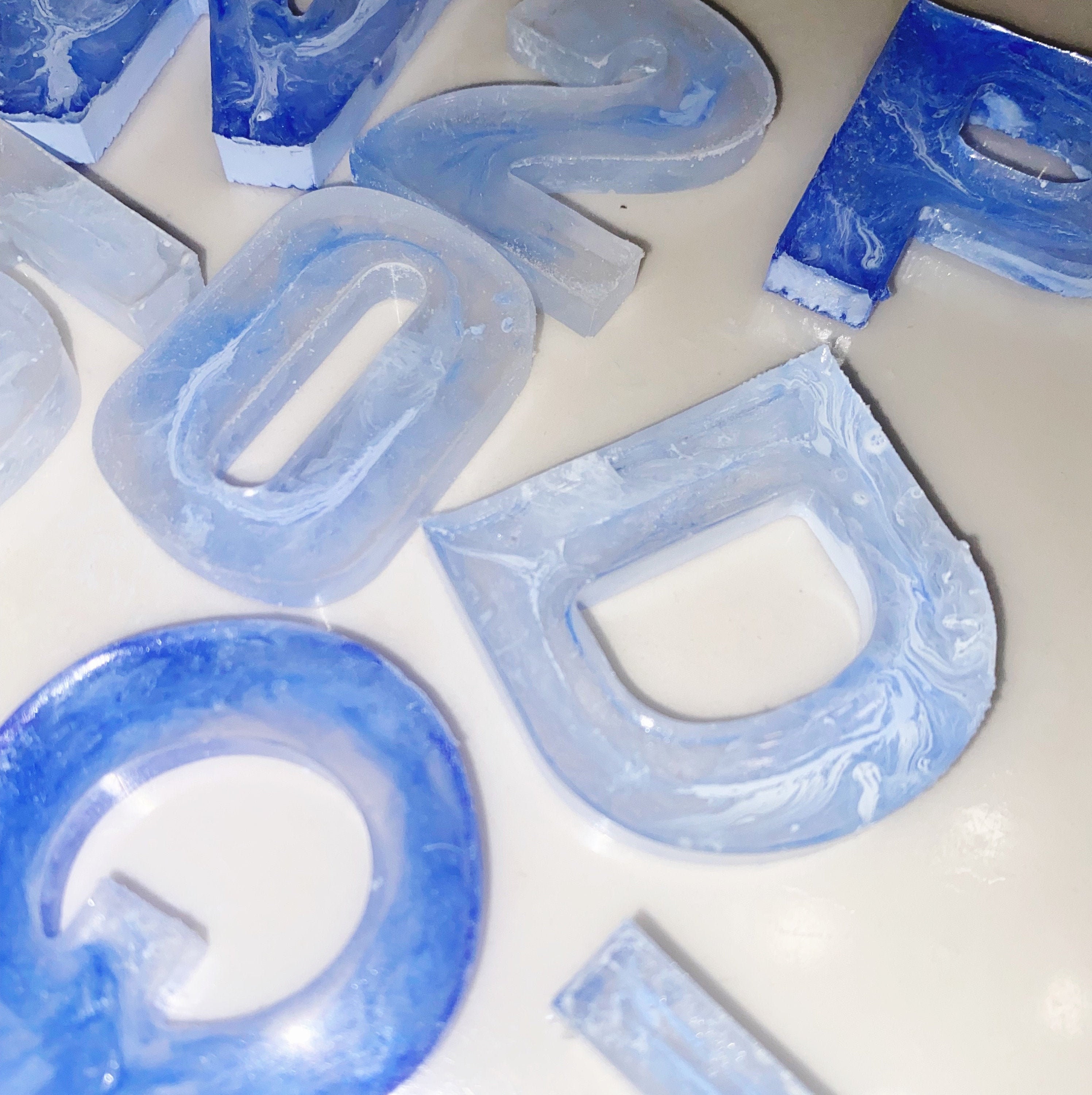 Resin Letters and Numbers | Etsy