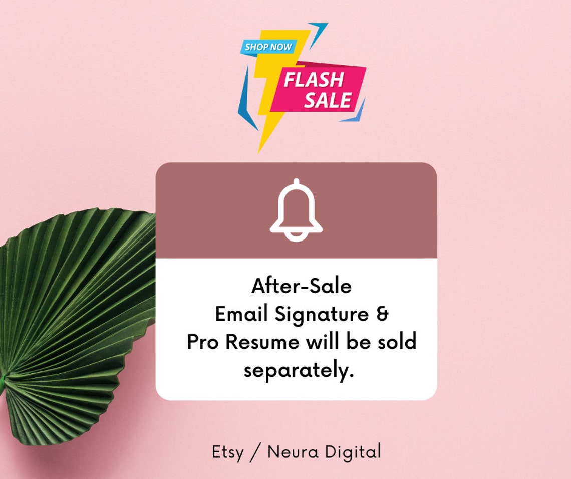 Resume Template & Free Email Signature, Resume Template for Word ...