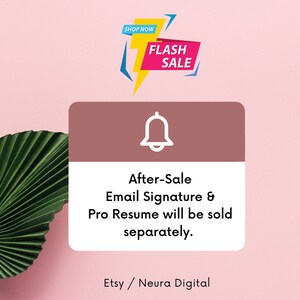 Resume Template & Free Email Signature, Resume Template for Word ...