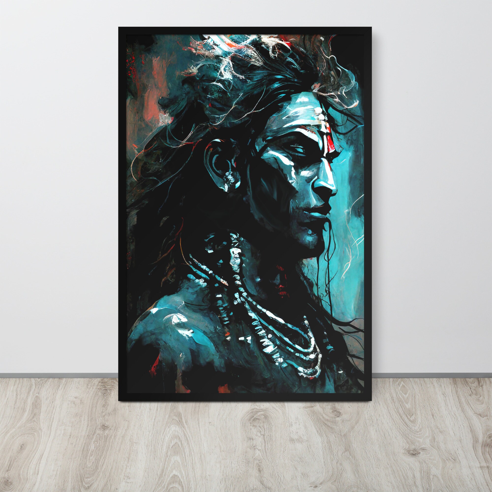Lord Shiva Art Print - Left Hand Path Tantra Art for Meditation, Shadow ...