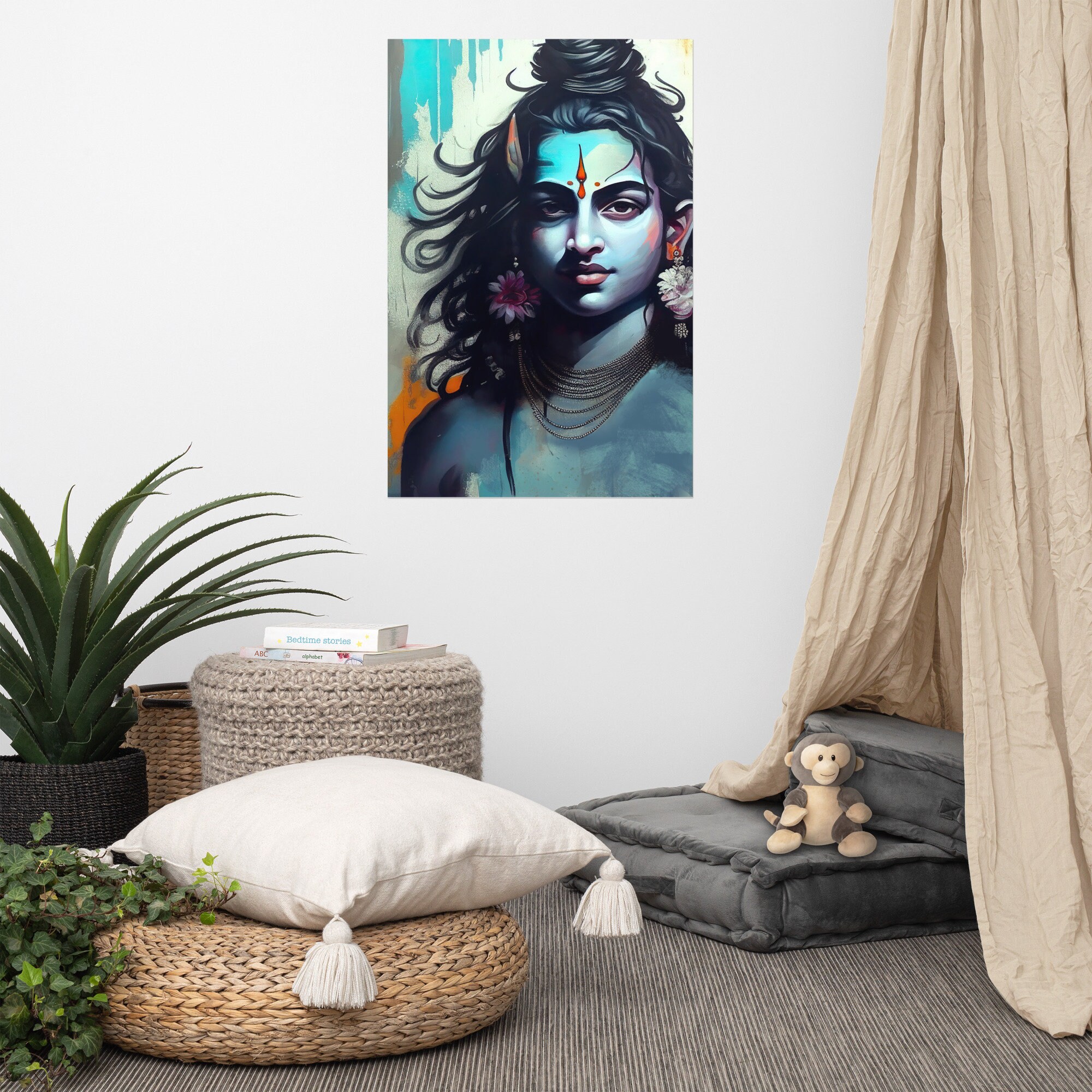 Shiva Art Shiva Poster Lord Shiva Shiva Painting Hindu - Etsy