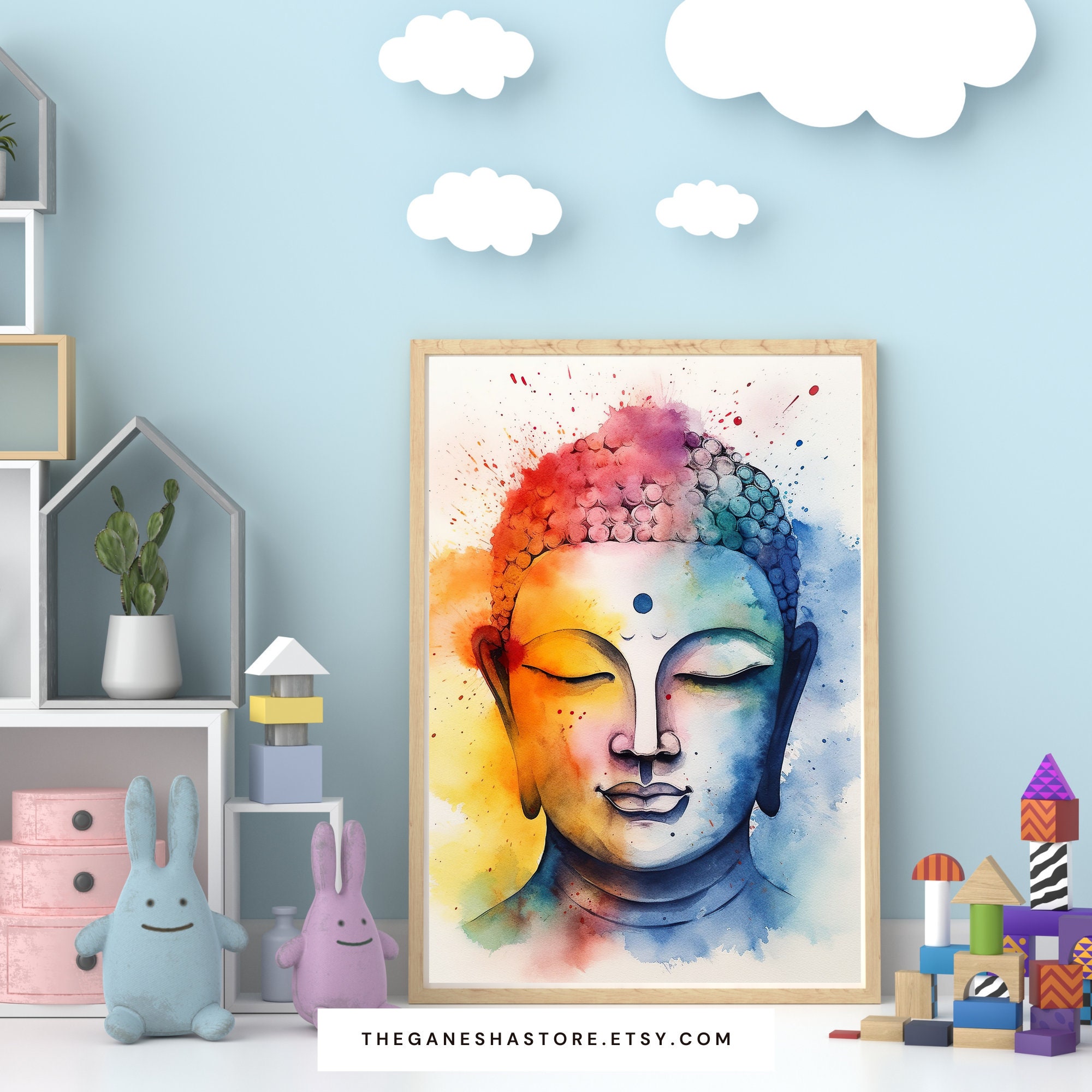 Buddha Wall Art Calming Art Buddha Art Peaceful Art Meditation Art Yoga ...