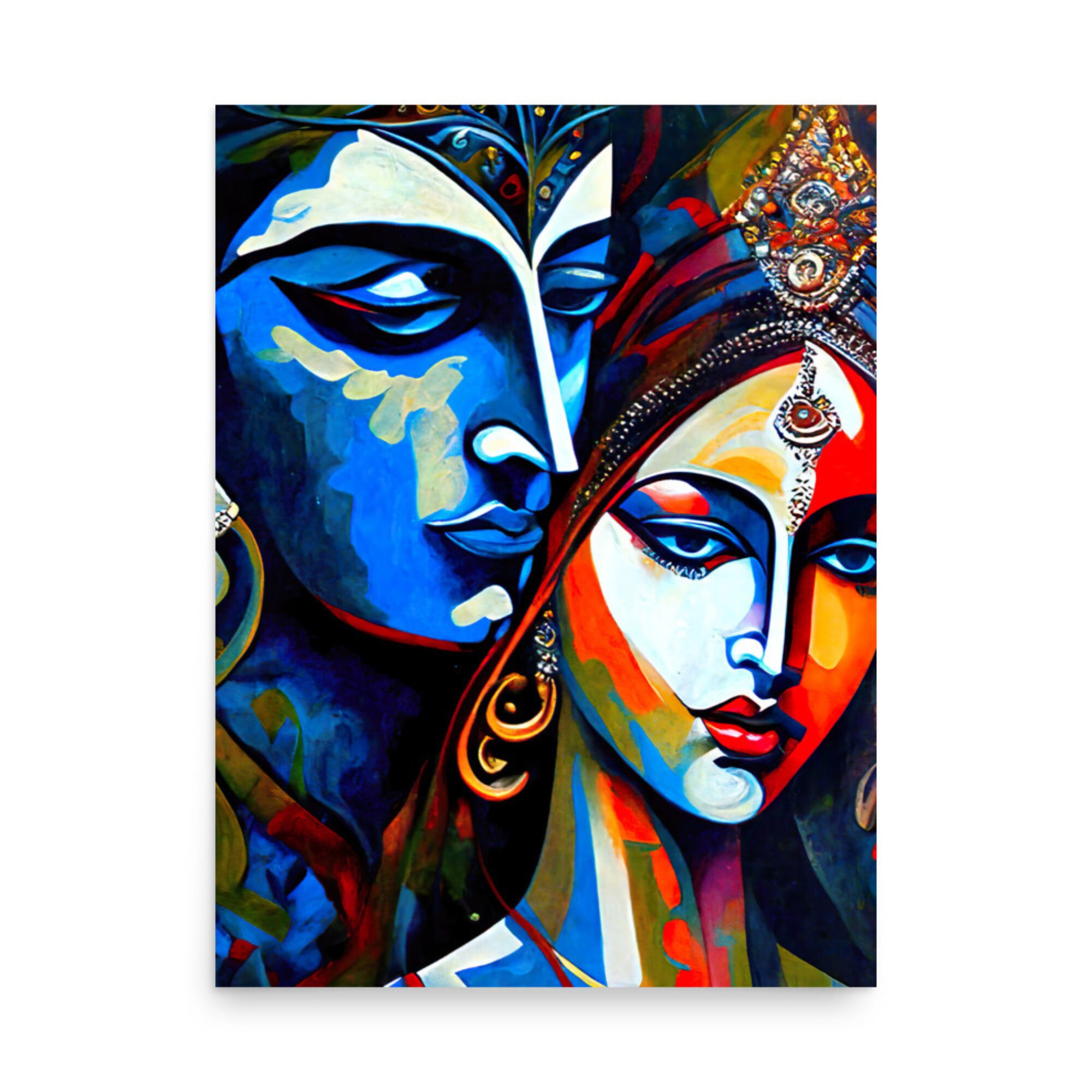 Radha Krishna Love Art Printable Radha Art Krishna Art Romantic Art ...