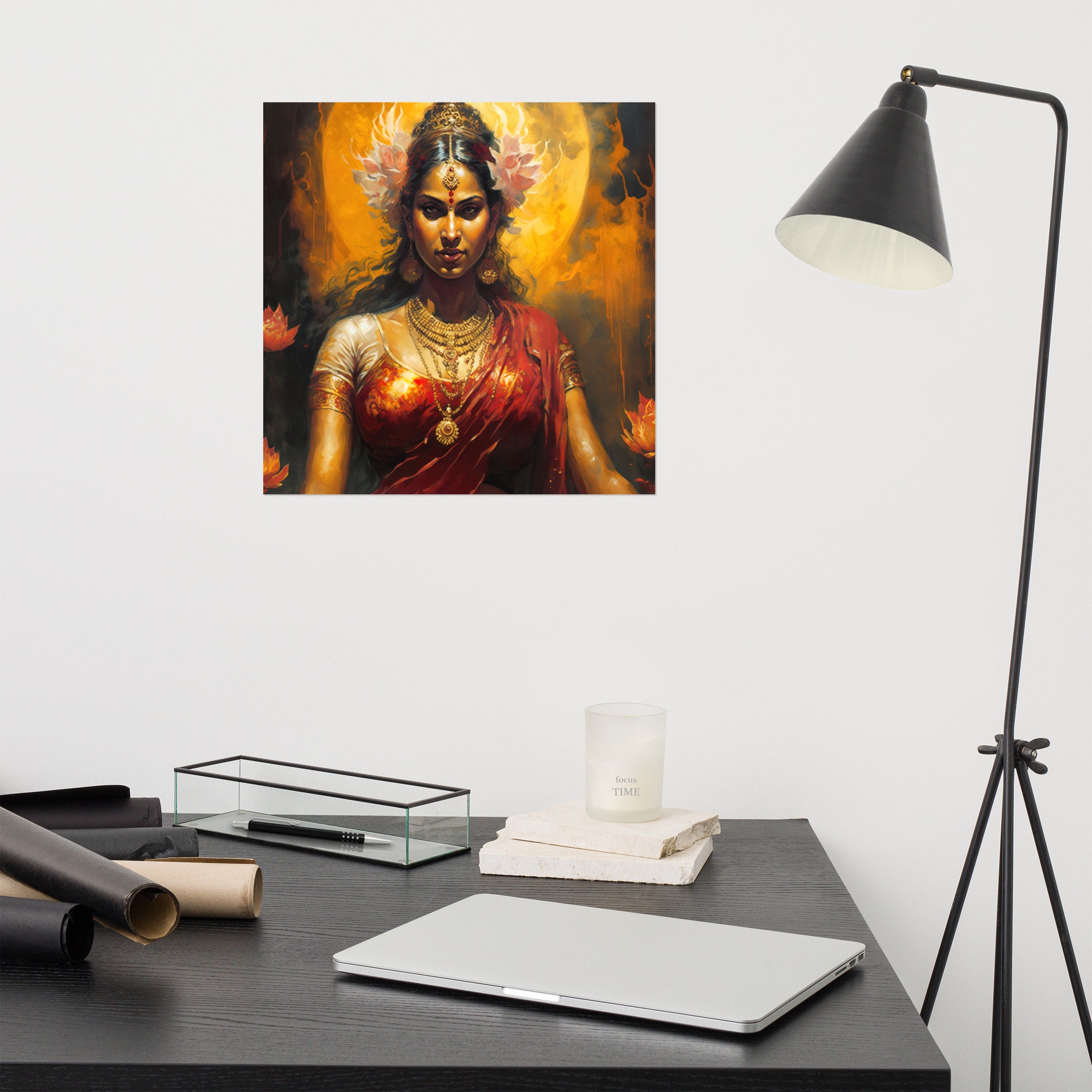 Lakshmi Digital Art | Shakti Art | Goddess Art | Goddess Painting ...
