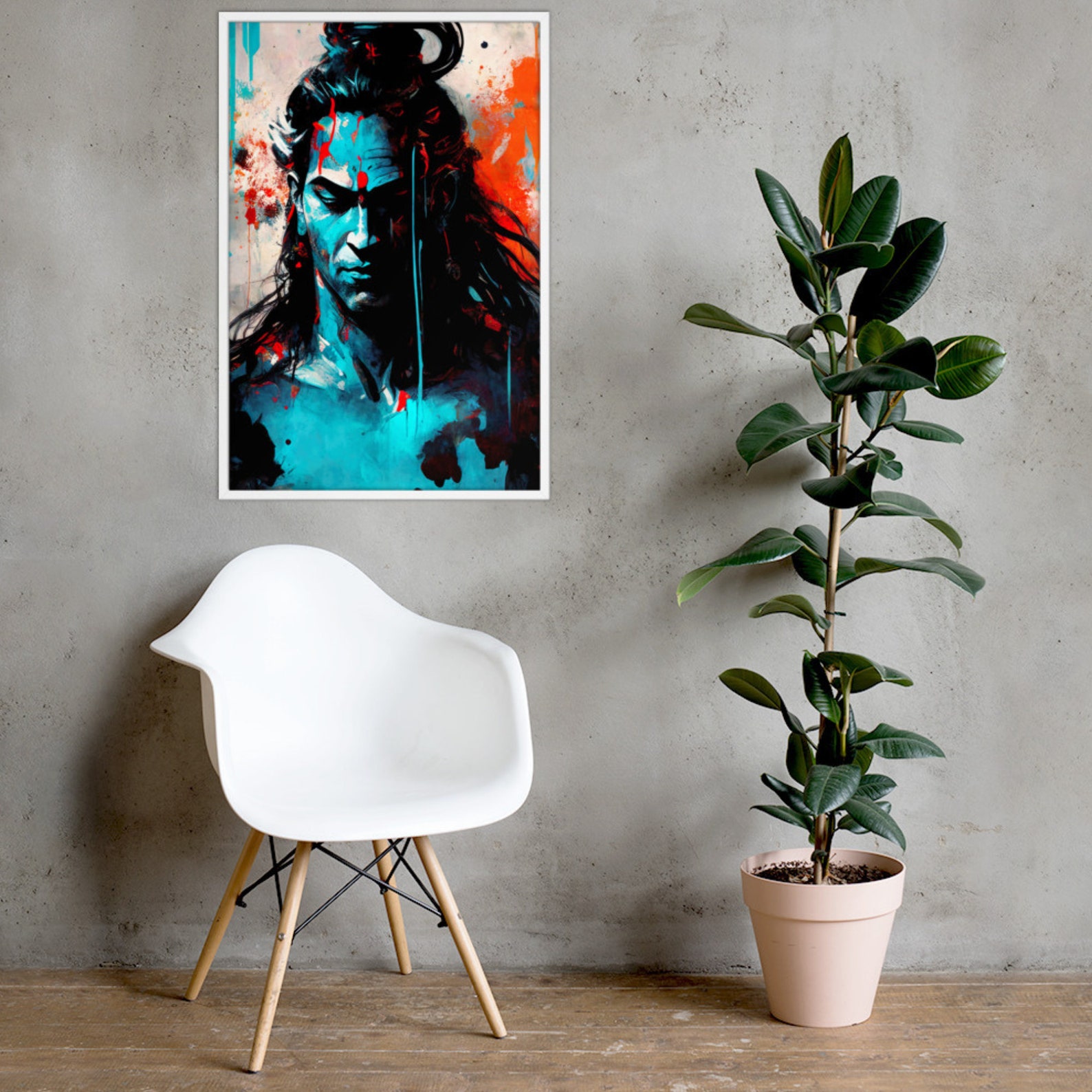 Lord Shiva Art Print - Hindu Wall Art for Spiritual Homes, Altars ...