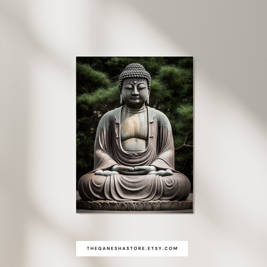 Buddha Meditating Statue Printable Picture | Buddha Picture | Buddha ...