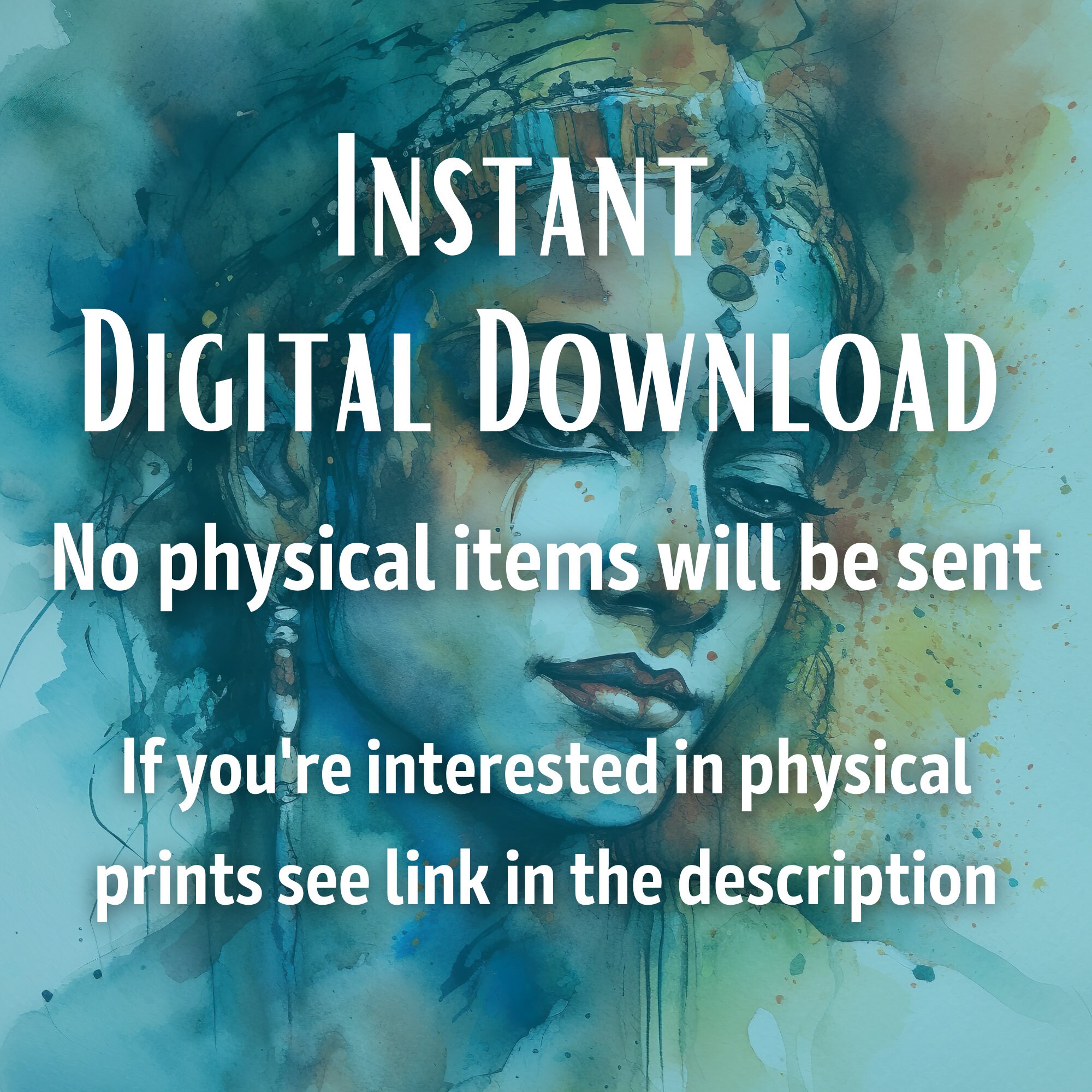 Sri Krishna Printable Art | Hare Krishna Picture | Hindu Altar Picture ...