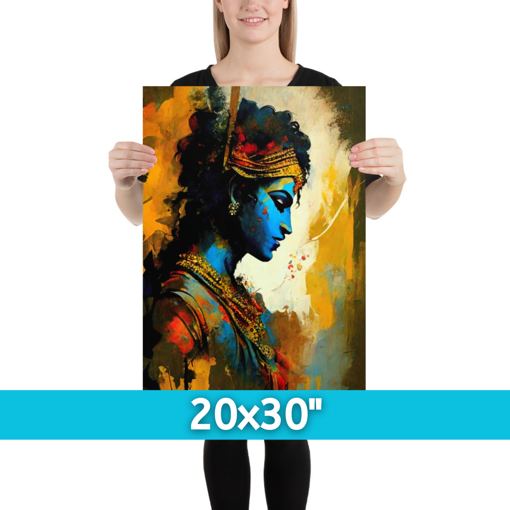 Krishna Art Print | Krishna Painting | Krishna Picture | Krishna Art ...